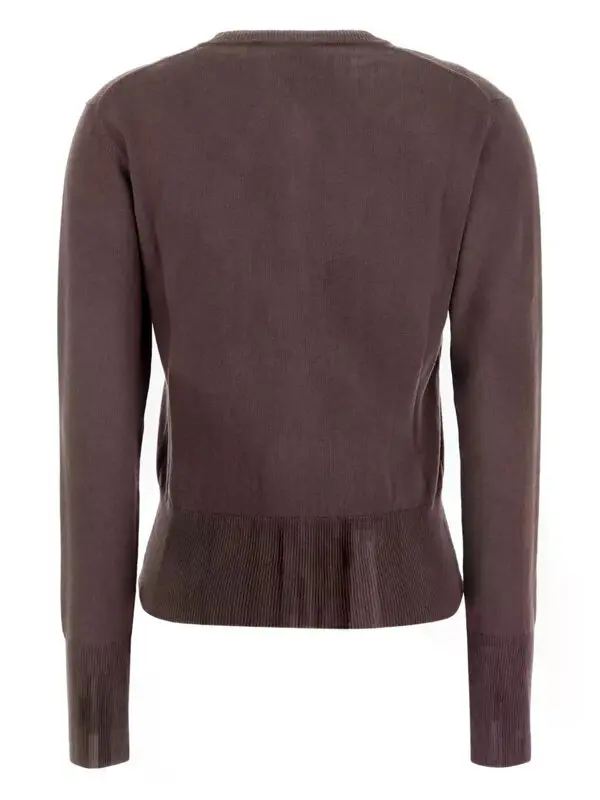 VIVIENNE WESTWOOD Bea Orb-embellished Cardigan - Brown