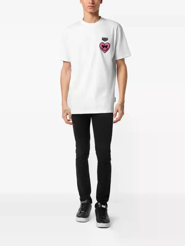 Philipp Plein Smile Patch T-shirt
