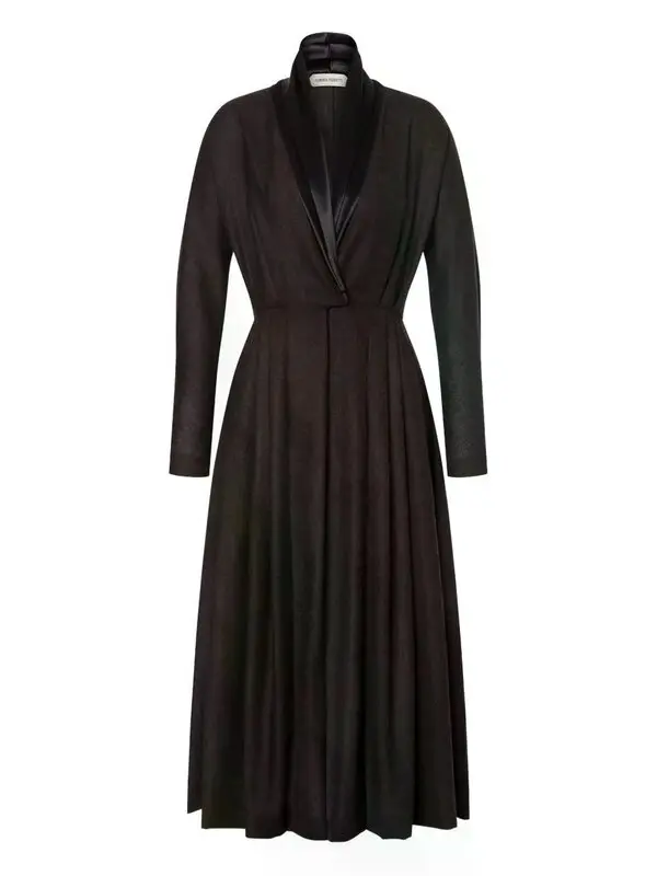 Alberta Ferretti Virgin-wool Midi Dress