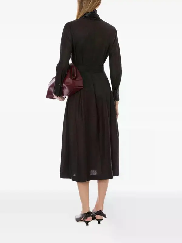 Alberta Ferretti Virgin-wool Midi Dress