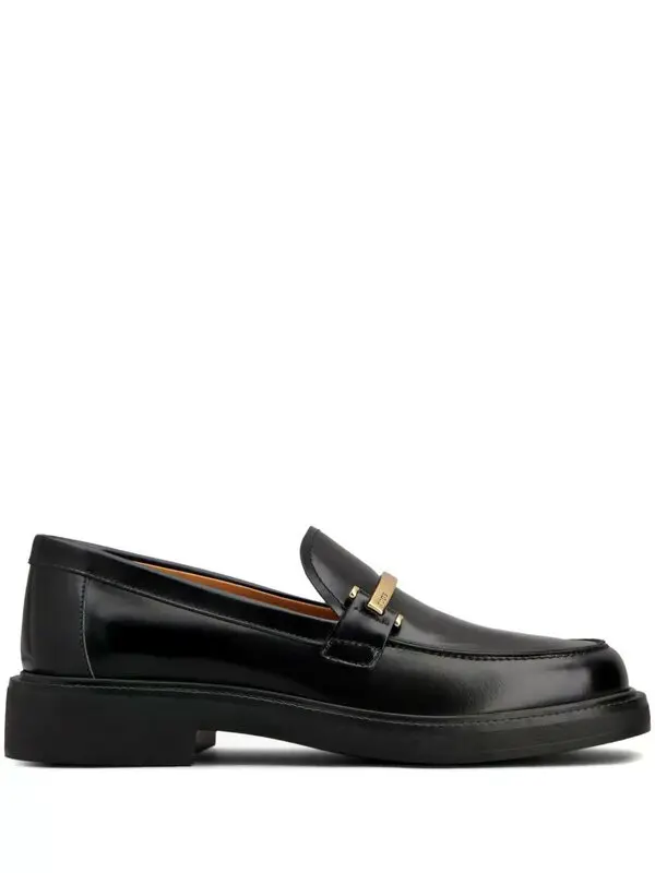 TOD'S Leather Loafers - Black