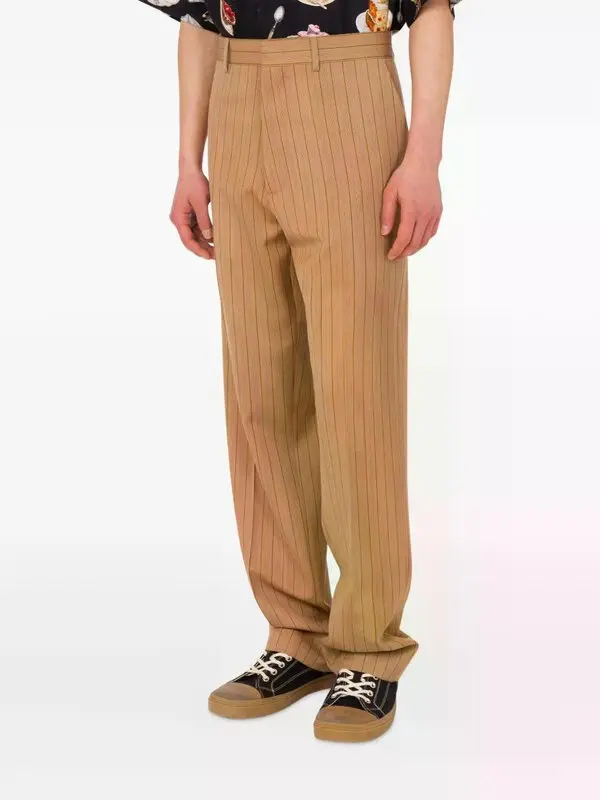 Moschino Pinstriped Tailored Trousers