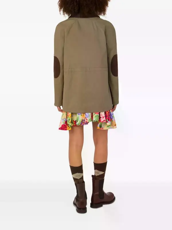 Moschino Utility Jacket With Corduroy Collar