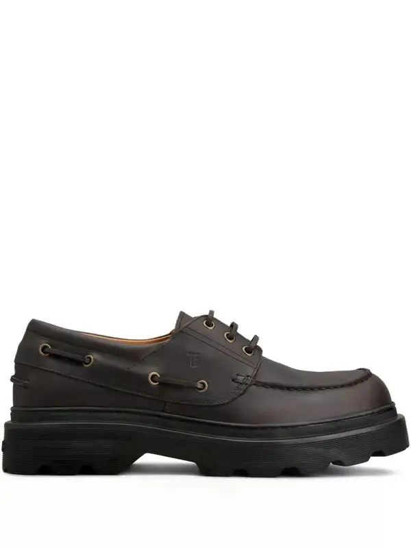 TOD'S Leather Boat Shoes