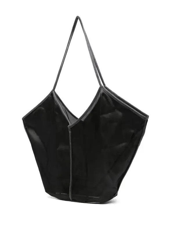 Hereu V-neckline Silk Shoulder Bag