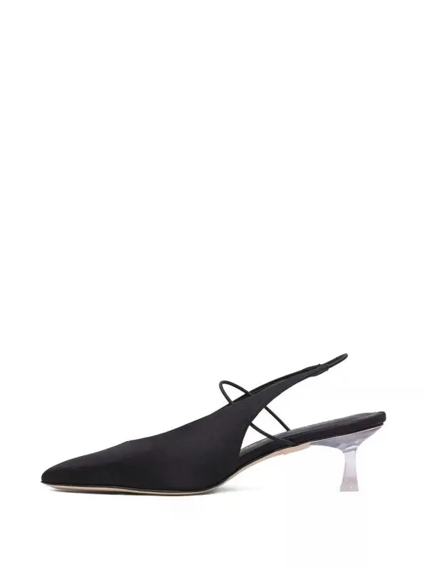 Studio Amelia Mignon Silk-satin Pumps