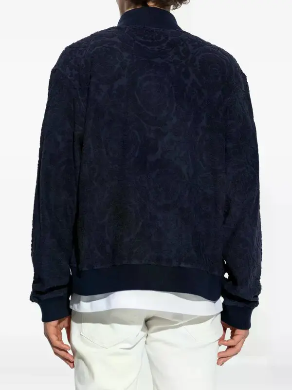 Versace Barocco Jacquard Zip-up Jacket