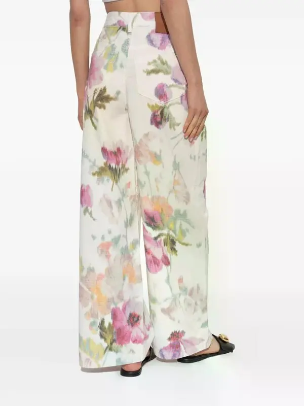 Loewe Floral-print Trousers