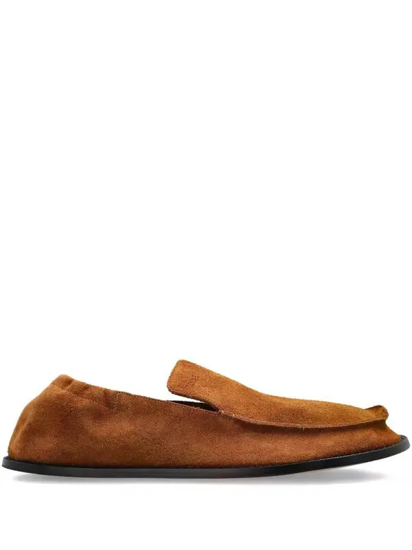 Loewe Flex Suede Loafers - Brown