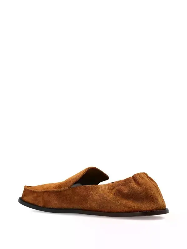 Loewe Flex Suede Loafers - Brown