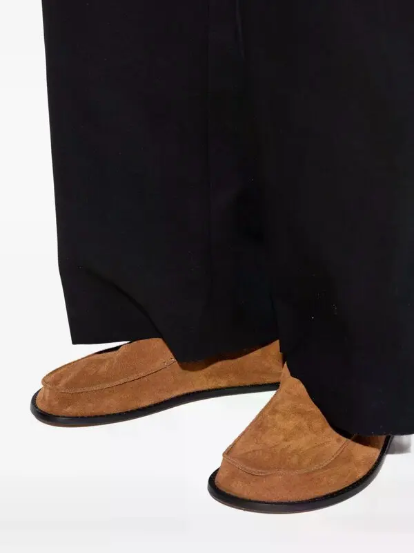 Loewe Flex Suede Loafers - Brown