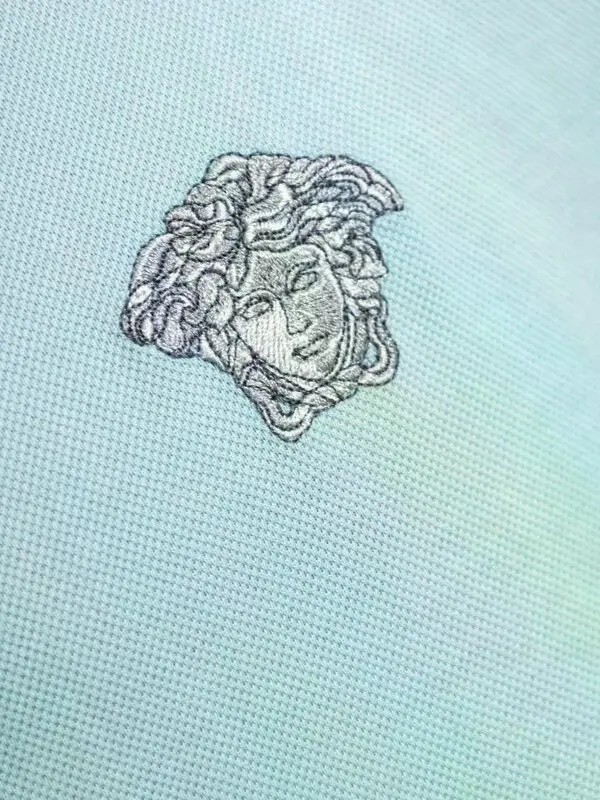 Versace Medusa-embroidered Polo Shirt