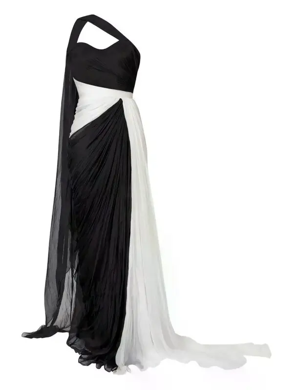 IRIS SERBAN Aris One-shoulder Gown