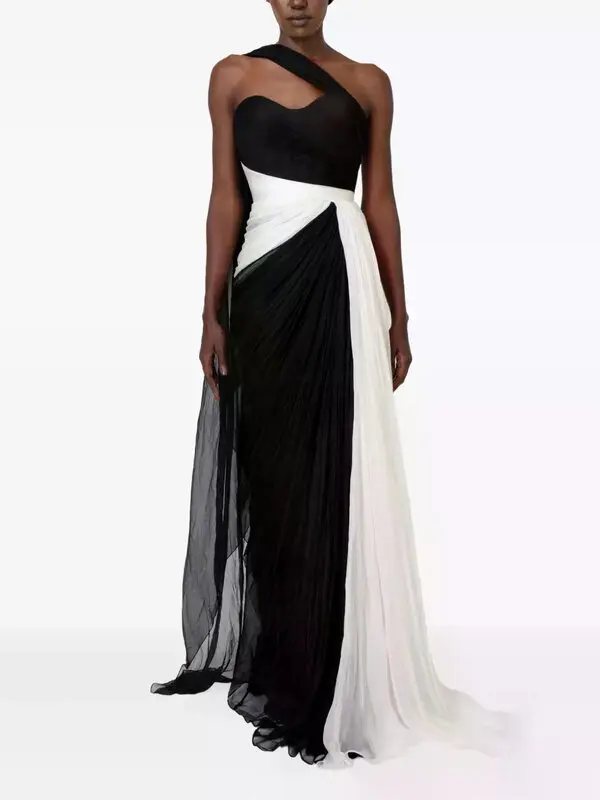 IRIS SERBAN Aris One-shoulder Gown