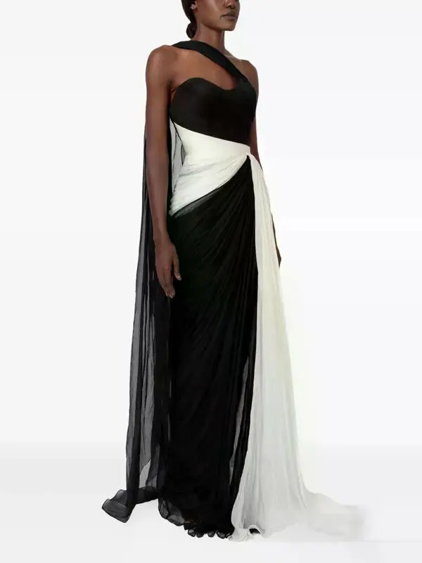 IRIS SERBAN Aris One-shoulder Gown
