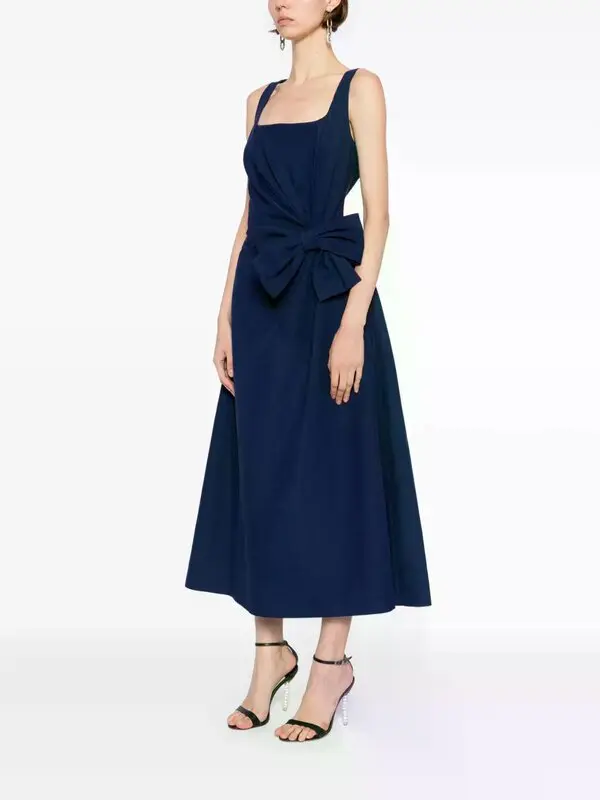 Elie Saab Bow-detail Midi Dress