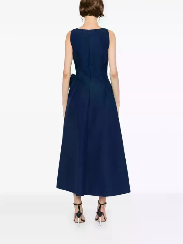 Elie Saab Bow-detail Midi Dress