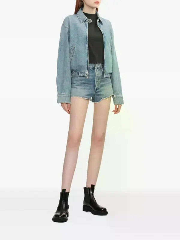 AGOLDE Nile Zip-front Denim Jacket