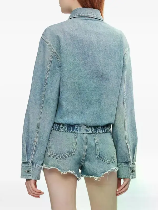 AGOLDE Nile Zip-front Denim Jacket