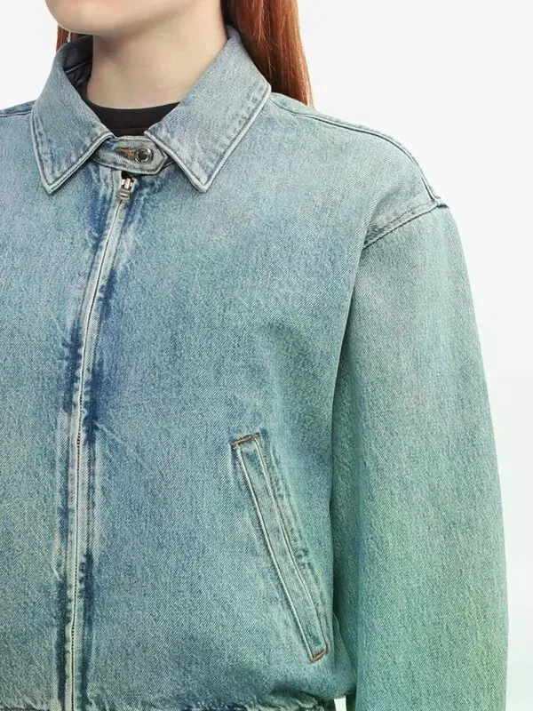 AGOLDE Nile Zip-front Denim Jacket