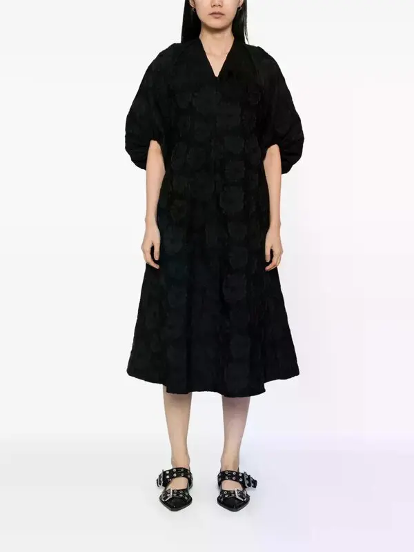 Stine Goya Volume-sleeved Midi Dress