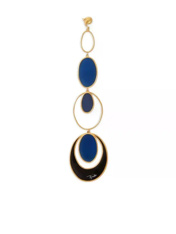 Emilio Pucci Bersaglio Drop Earring - Gold