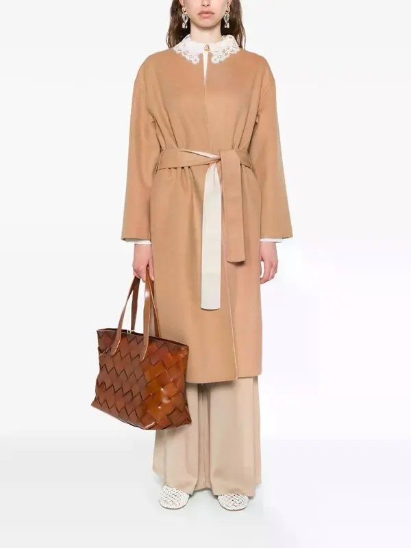 Fabiana Filippi Belted Wool Coat