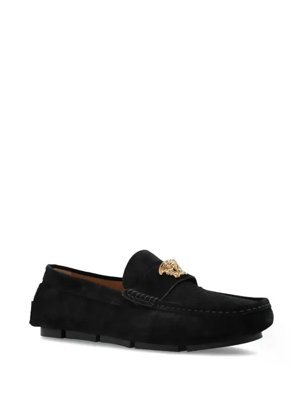 Versace Medusa-plaque Loafers