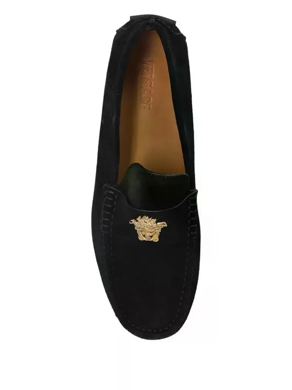 Versace Medusa-plaque Loafers