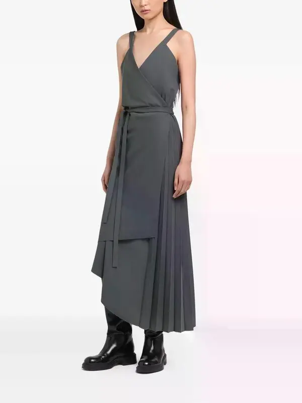 Ports 1961 Asymmetric Wrap Midi Dress