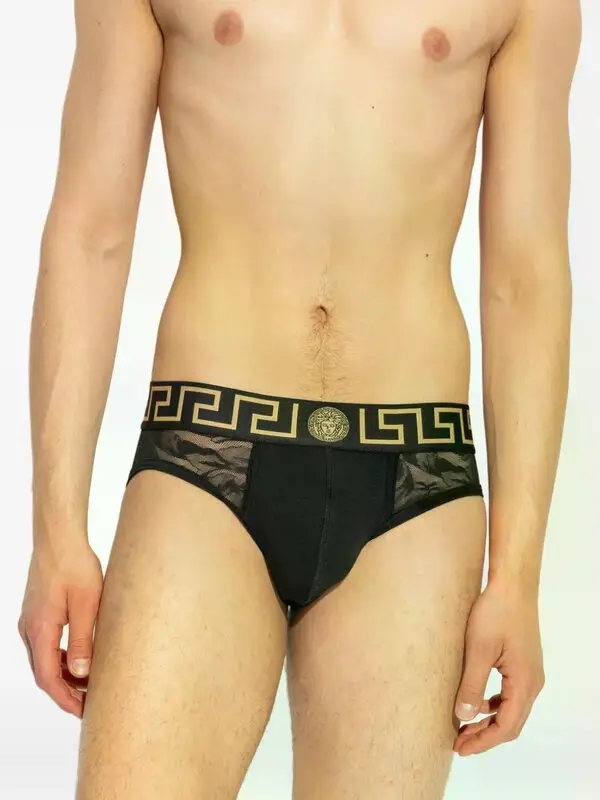 Versace Grecca Lace Briefs
