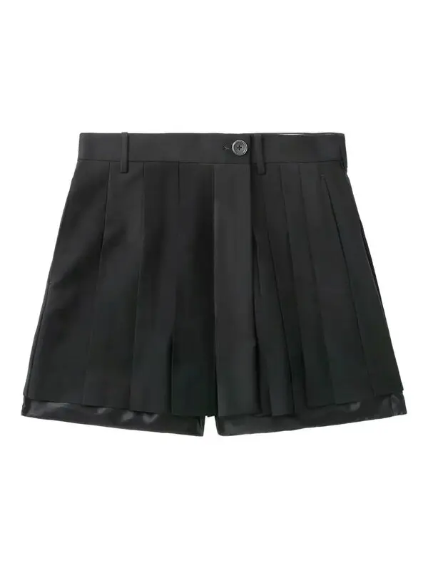 Helmut Lang Pleated Wrap Skort