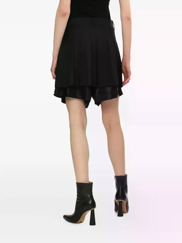 Helmut Lang Pleated Wrap Skort