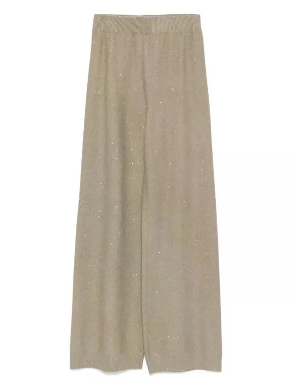 Fabiana Filippi Wool-silk Blend Pants - Neutrals