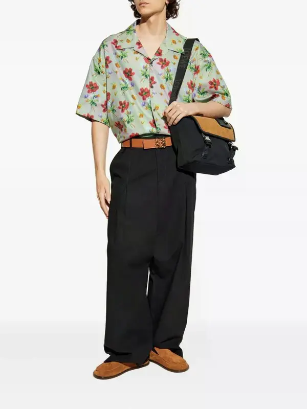 Loewe Floral-print Short-sleeve Shirt