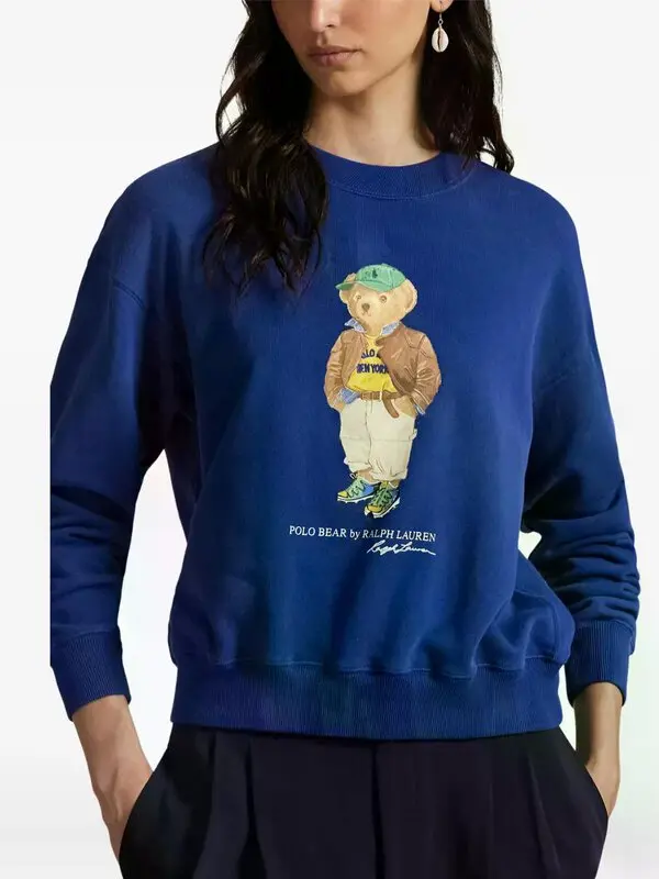 Polo Ralph Lauren Polo Bear Crew-neck Sweatshirt - Blue