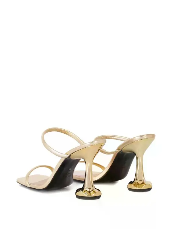 OTTANGE Lotus Leather Heeled Sandals