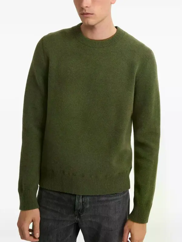 YVES SALOMON Two-tone Reversible Knit Jumper