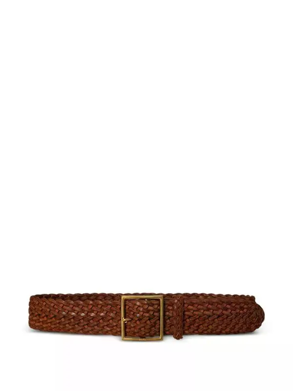 Polo Ralph Lauren Braided Leather Belt - Brown