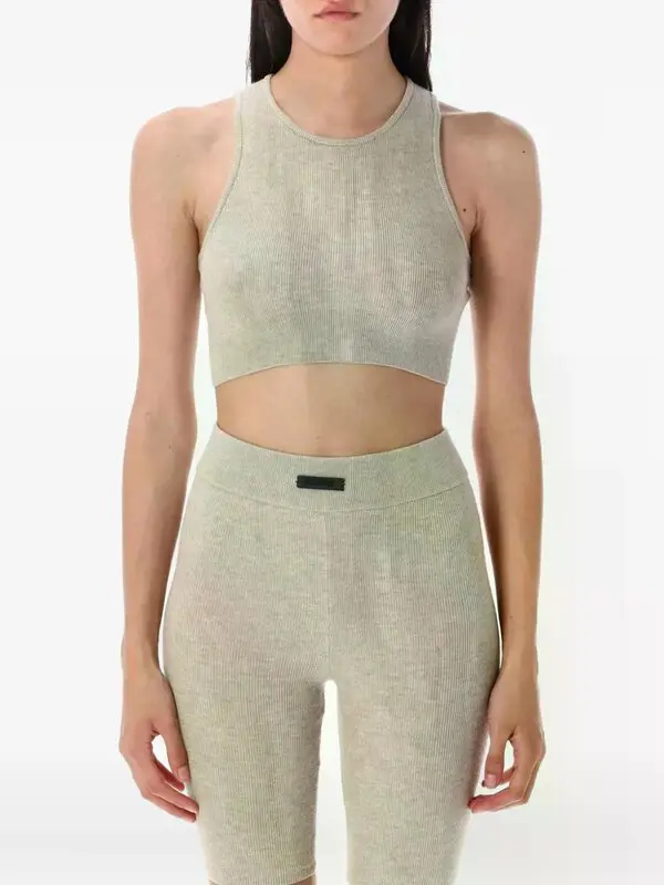 Fear Of God Crew-neck Ribbed Tank Top - Neutrals