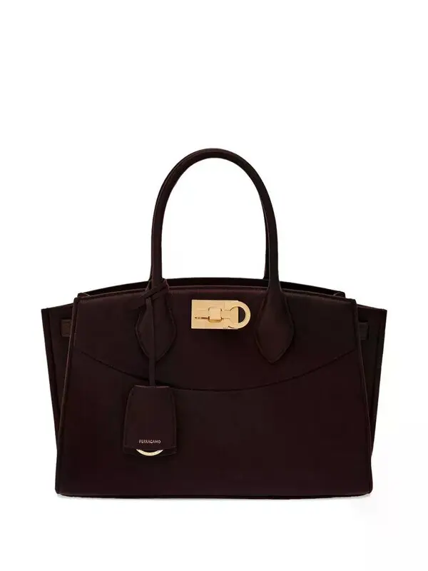 FERRAGAMO Gancini-buckle Tote Bag