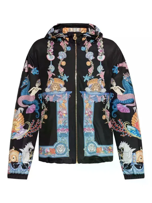 Versace Hooded Jacket - Black