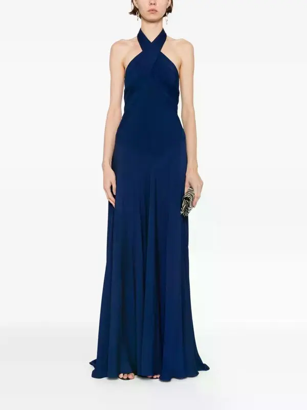 Elie Saab Long Silk Dress
