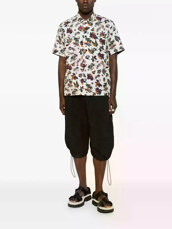 Sacai Printed Shirt - Neutrals