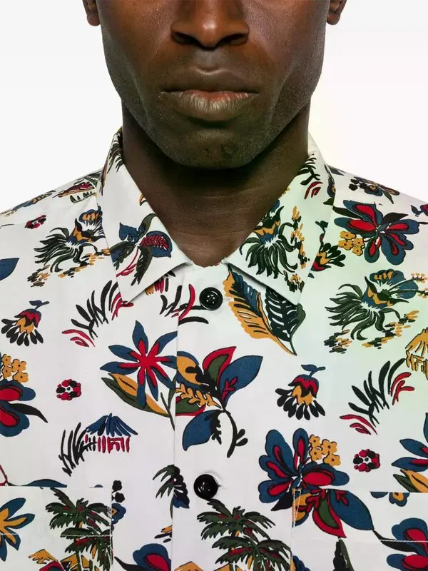 Sacai Printed Shirt - Neutrals