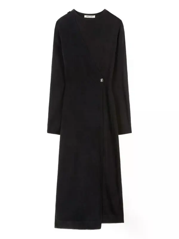 Ports 1961 Asymmetrical Buttoned Midi Dress