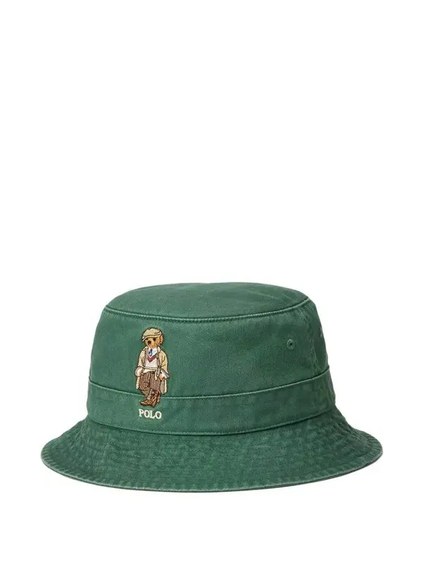 Ralph Lauren Logo-embroidered Bucket Hat - Green