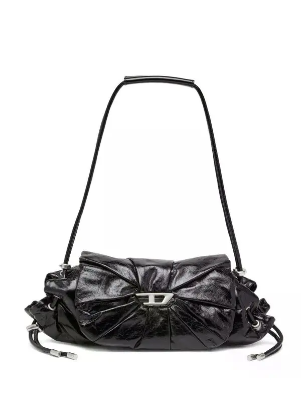 DIESEL Small Scrunch-d Shoulder Bag - Black