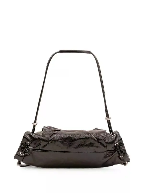 DIESEL® Small Scrunch-d Shoulder Bag - Black