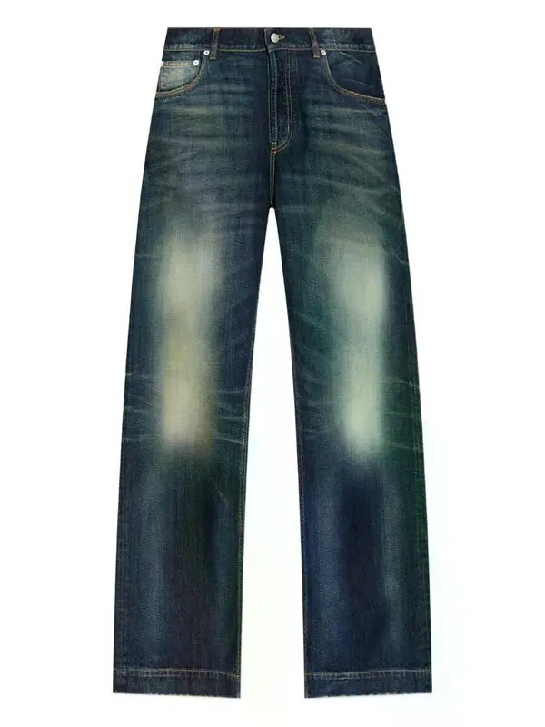 Alexander McQueen Faded Jeans